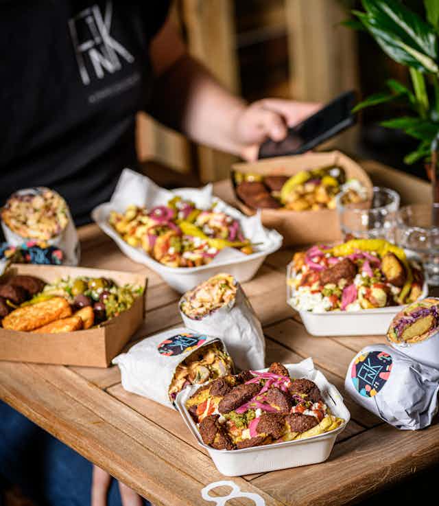 Fink Street Food - Mezze Boxes, Wraps & Loaded Fries - Book on Togather